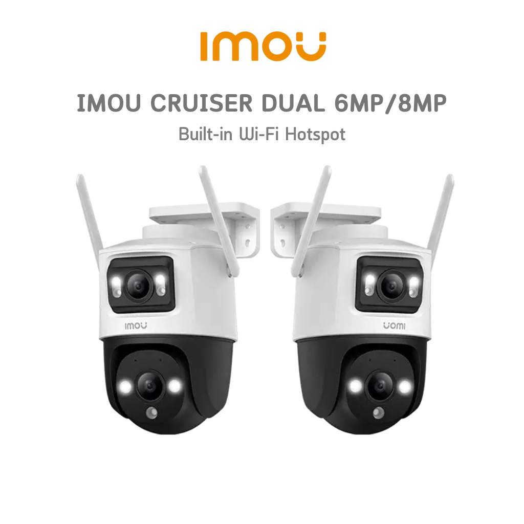 Imou Cruiser Dual 6MP(3MP + 3MP) / 10MP(5MP + 5MP) พูดคุยโต้ตอบได้ ...