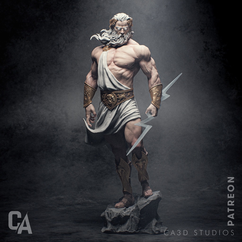 Zeus (CA3D) (3D Print Model ไม่ทำสี) | Shopee Thailand