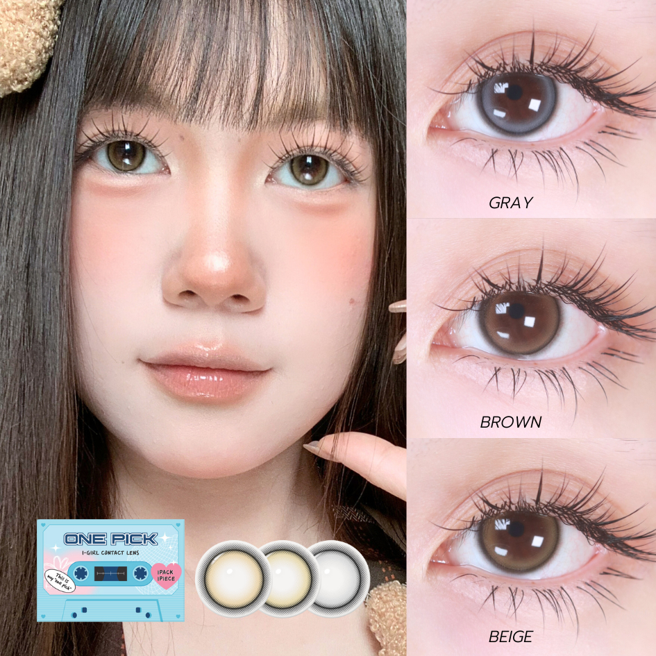 I-SHA ONE PICK (I-GIRL) คอนแทคเลนส์เกาหลี คอนแทคเลนส์รายปี MPC POLYMER ...