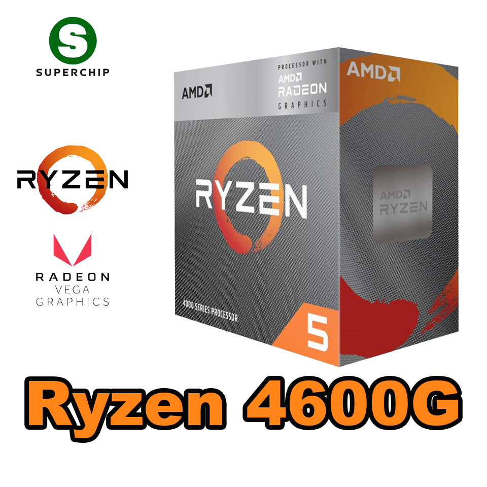ซีพียู AMD Ryzen 5 4600G 3.7GHz 6C/12T AM4 | Shopee Thailand