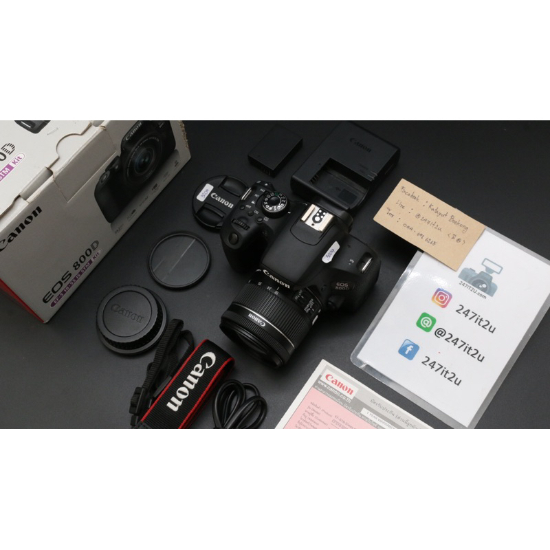 กล้อง CANON 800D 760D 750D 700D 650D 600D 550D 500D 450D 1100D พร้อมเลนส์ Kit 18-55 หรือ 18-135 ...