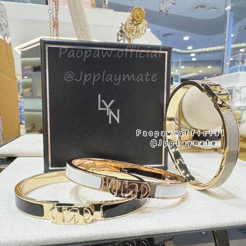 LYN New Collection กำไลข้อมือ LYN รุ่น Miss Abigail Bangle ใหม่ล่าสุด LL25CJW012 | Shopee Thailand