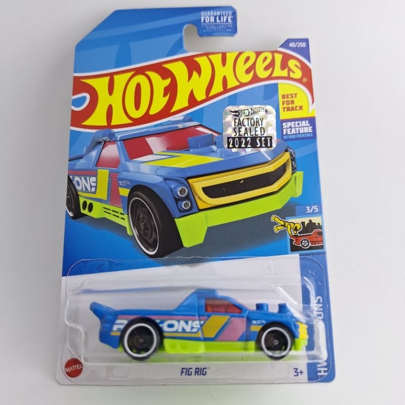 รถเหล็ก Hotwheels FIG RIG สีฟ้า factory sealed 2022 (ib58) | Shopee Thailand