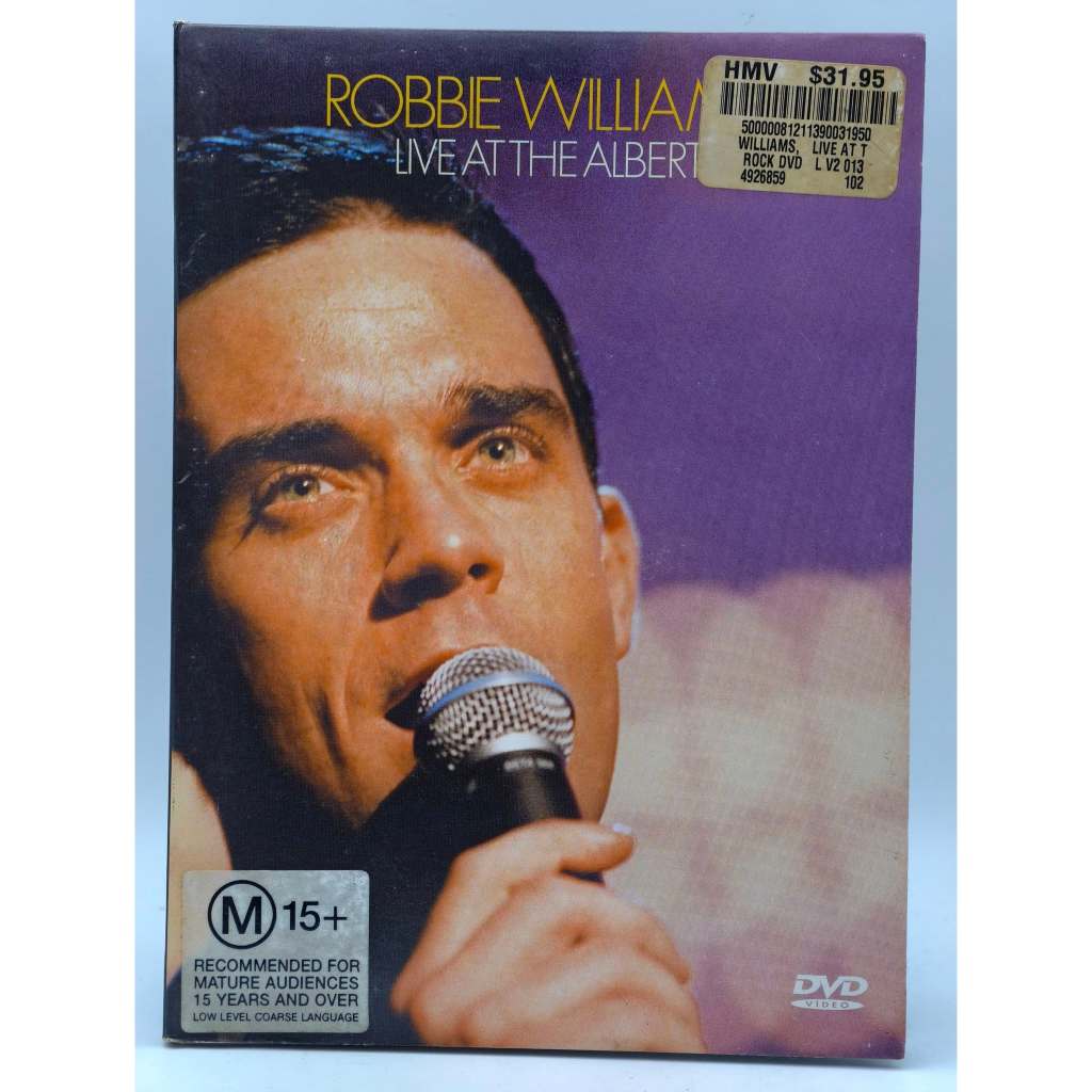 DVD คอนเสิร์ต : Robbie Williams ดีวีดีมือสองแผ่นแท้มาสเตอร์ สภาพนางฟ้า ...