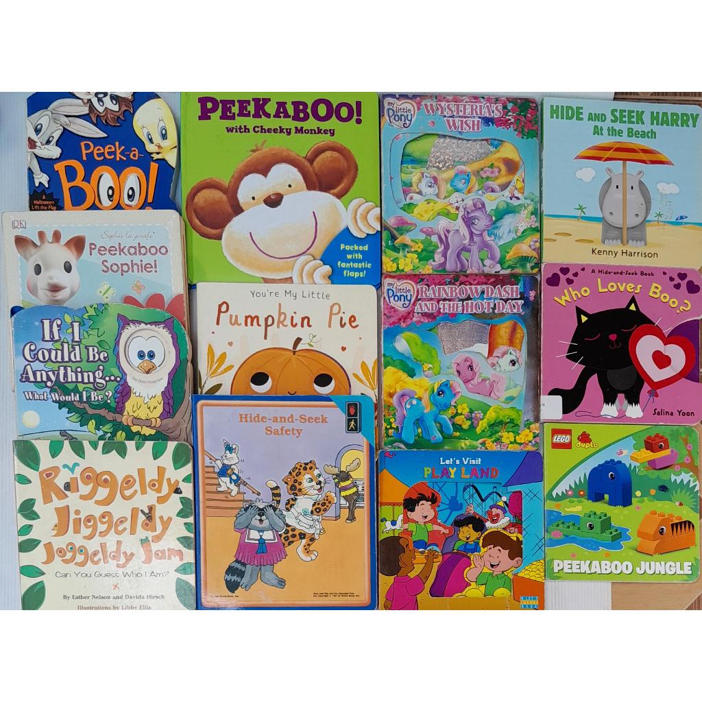 7-10 Peek-a-boo, Guess who I am Board Book หนังสือมือสอง บอร์ดบุ๊ค ...