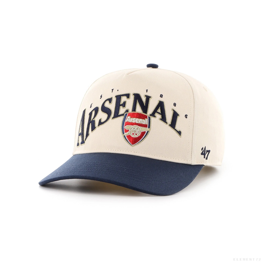 47' BRAND หมวกแก๊ป รุ่น ARSENAL FC WAVE ’47 HITCH NATURAL | Shopee Thailand