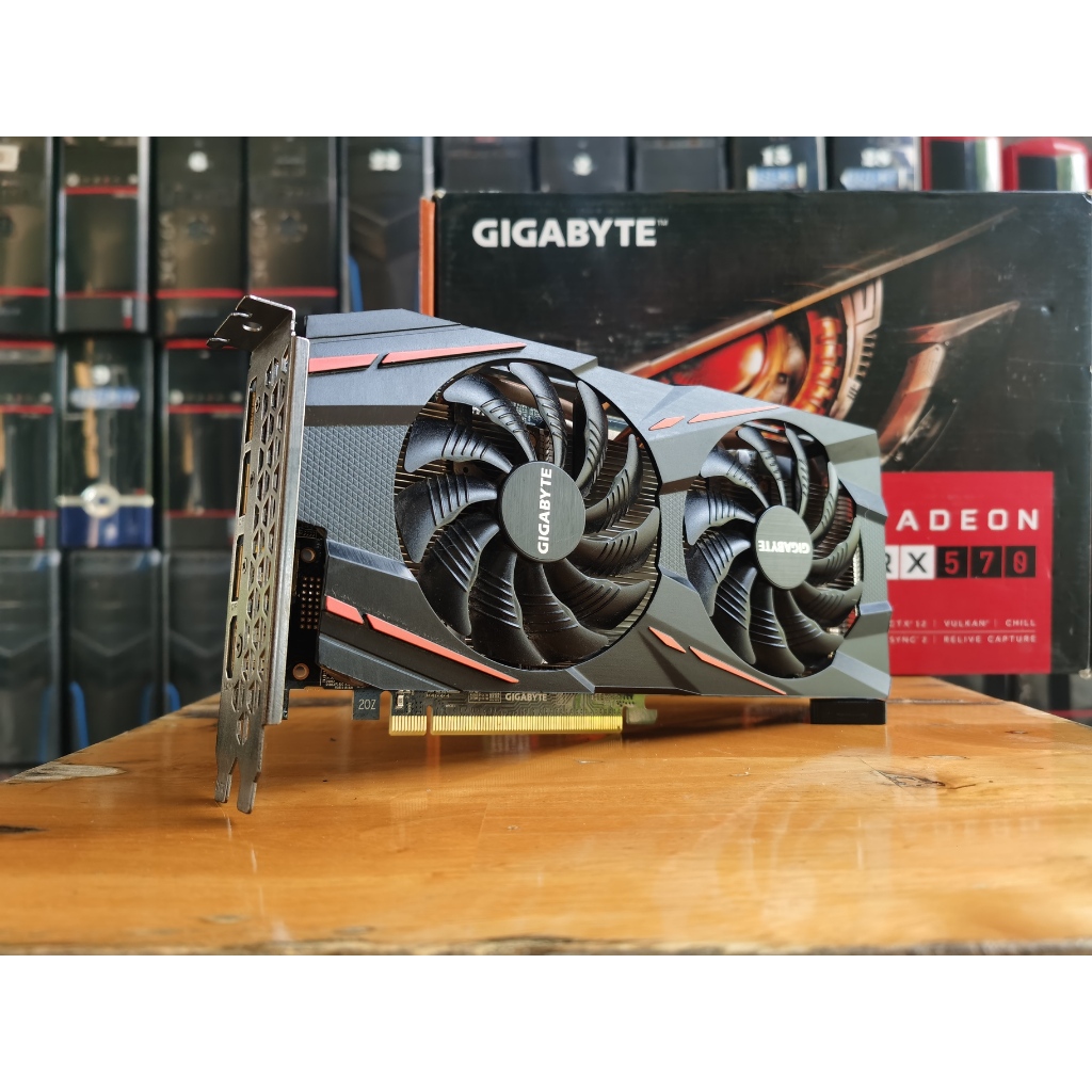 การ์ดจอ AMD RX580 4G-8G//RX570 4G-8G//RX480 4G-8G//RX470 4G-8G มือสอง ต่อไฟเพิ่ม 8พิน | Shopee ...