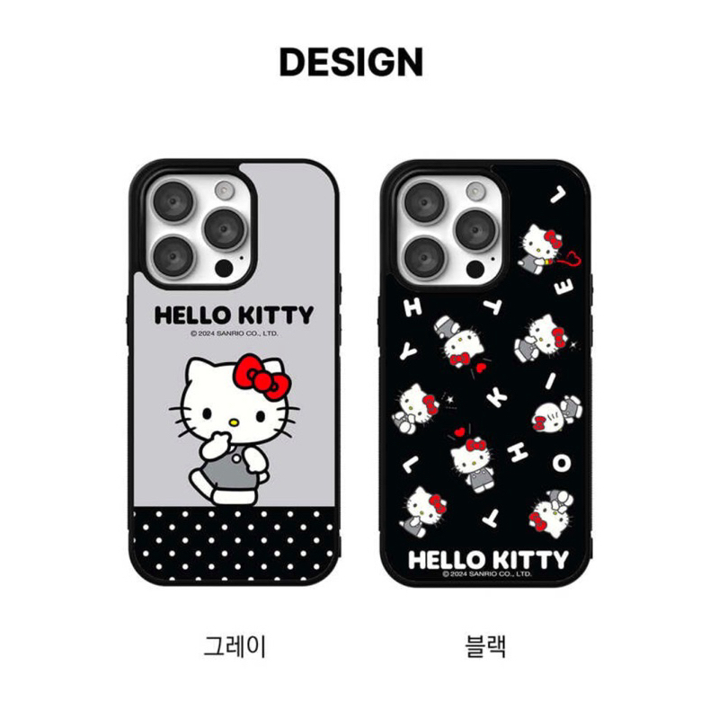 [ PreOrder ] Sanrio Hello Kitty Gray Characters Case Genuine From Korea ...