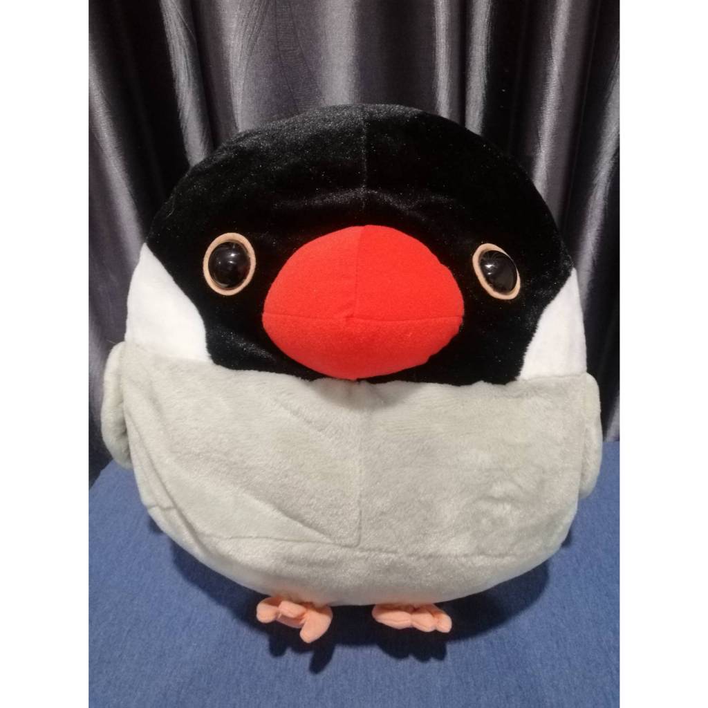ตุ๊กตานก Kotori Tai Bird Plush Collection สีเทาดำ ขนาด 12 นิ้ว | Shopee ...