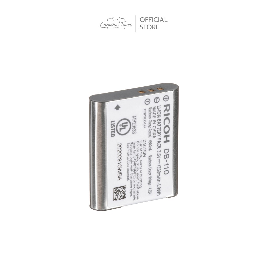 แบตเตอรี่กล้อง RICOH DB-110 BATTERY FOR RICOH GR III/IIIX [สินค้าประกัน ...