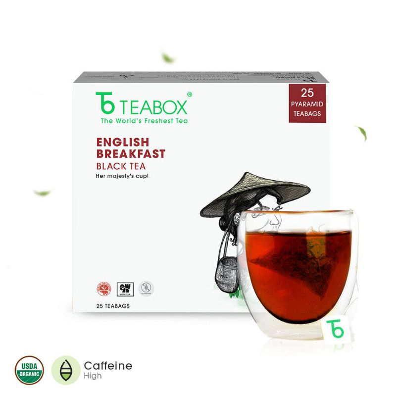 TEABOX English Breakfast Black Tea | ชาดำอิงลิชเบรกฟาสต์ ในถุงพีระมิด ...