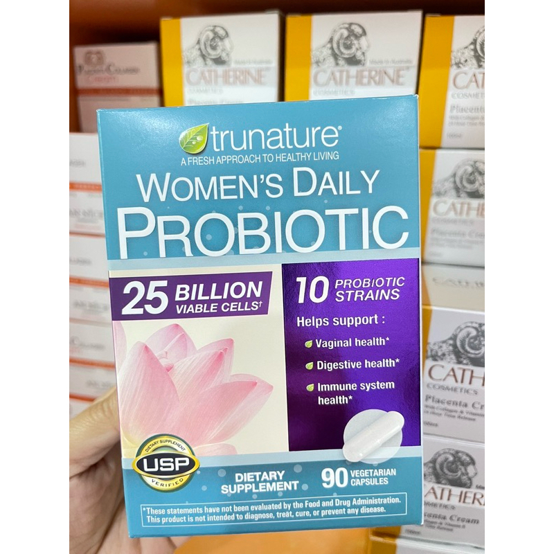 Trunature Women's Daily Probiotic โปรไบโอติก สำหรับผู้หญิง ดูแลภายใน 90 ...