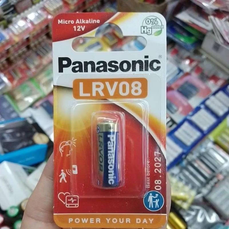 (แพคเกจเกจEU) ถ่าน Panasonic Alkaline 23A, LRV08 12V สีแดง จำนวน 1ก้อน ...