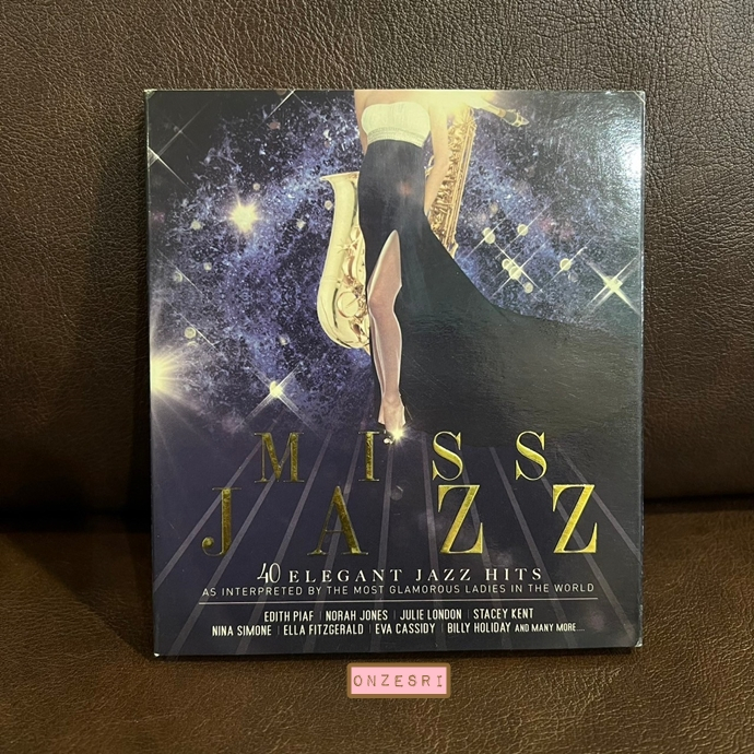 CD เพลง Miss Jazz - 40 Elegant Jazz Hits (2012) Edith Piaf, Norah Jones ...