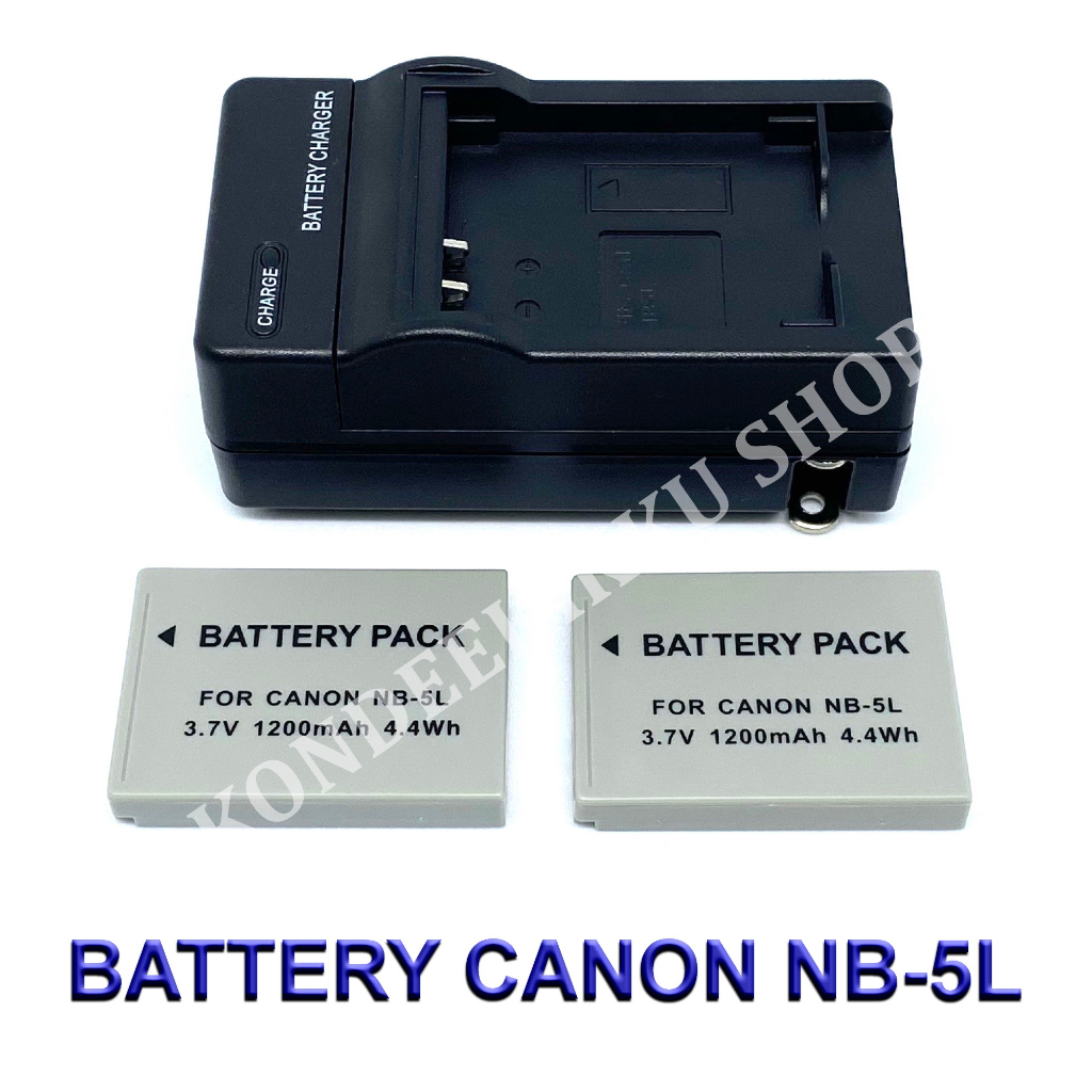 NB-5L / NB5L Battery and Charger For Canon Powershot S100,S110,SX200 IS,SX230 HS,SD790 IS,SD800 ...