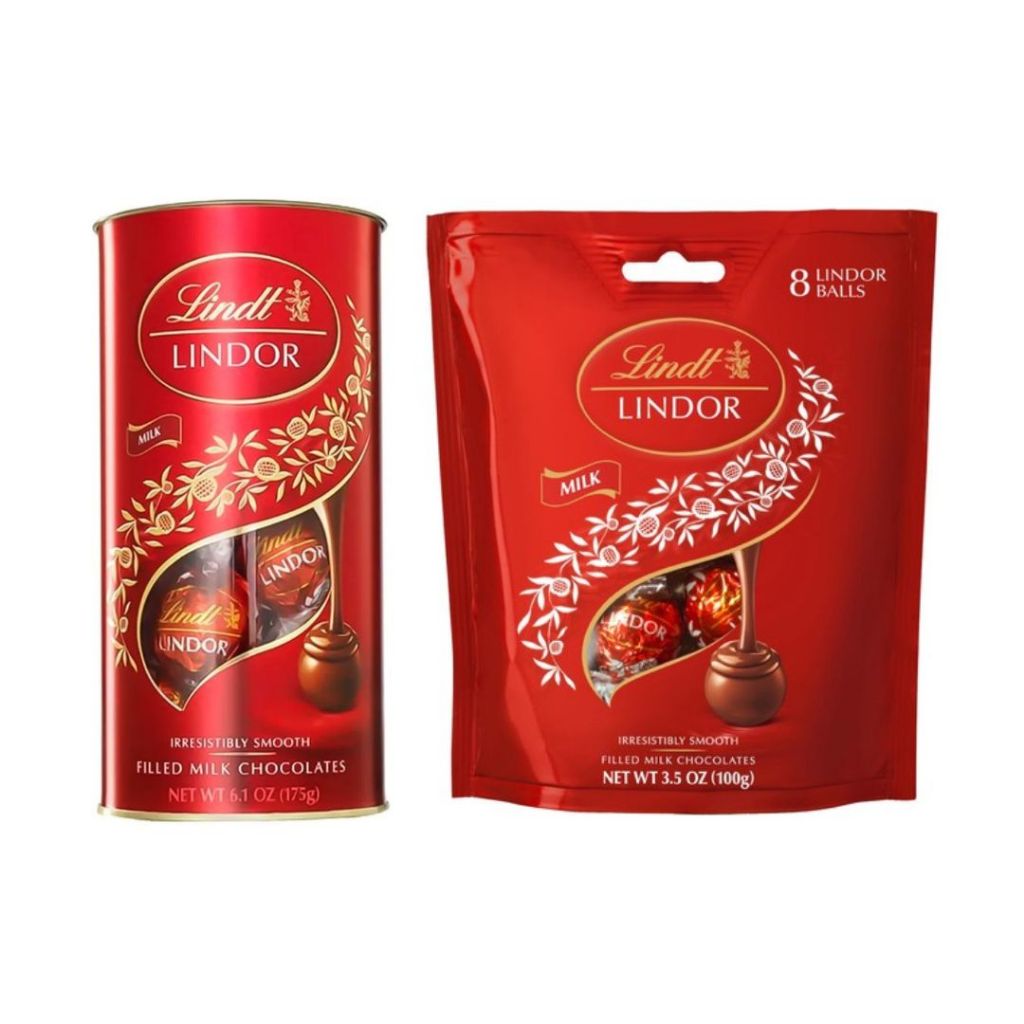 Lindt Lindor Mini Tube Milk Chocolate นํ้าหนัก 175 /100 กรัม จาก ...