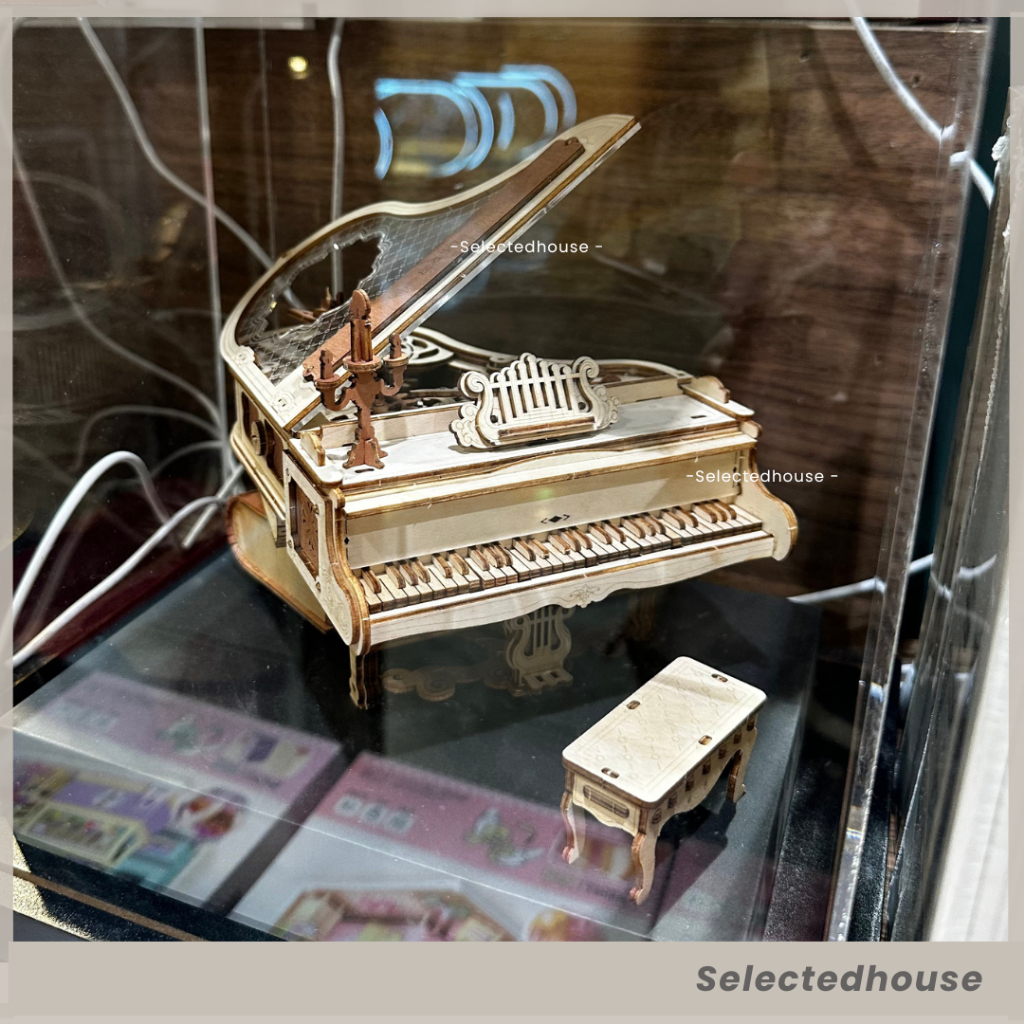 [พร้อมส่ง] Rokr Magic Piano Mechanical Music Box 3D Wooden Model Kit ...