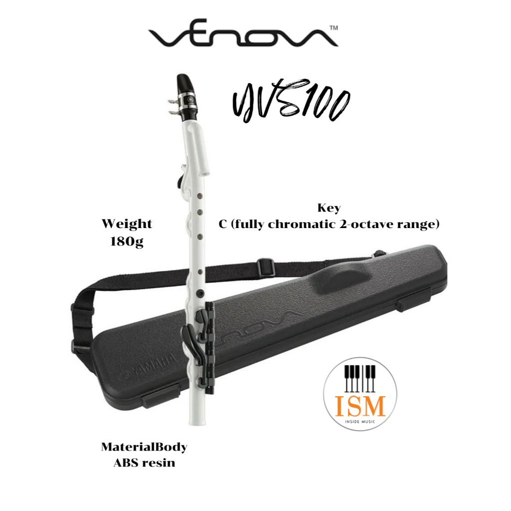 Yamaha Venova YVS100 แซกโซโฟนพลาสติก Plastic Soprano Saxophone | Shopee ...