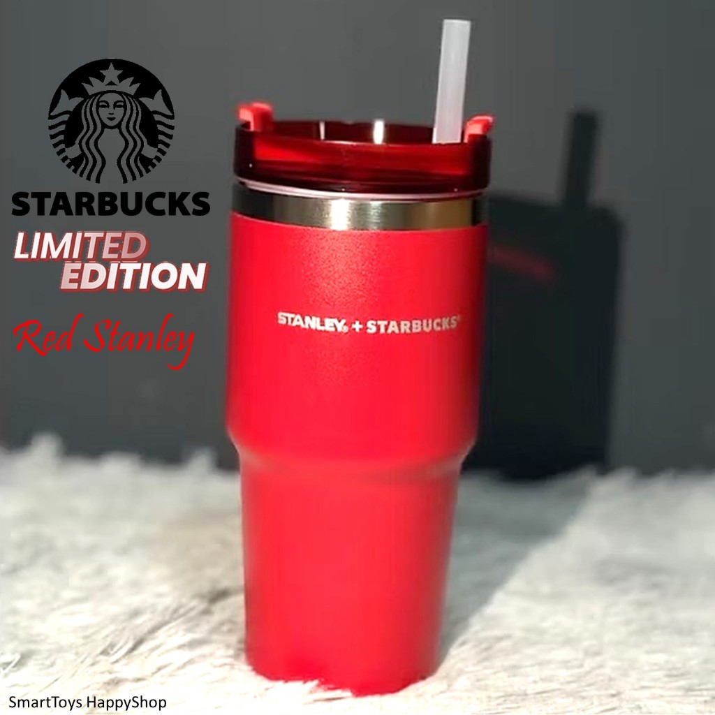 Starbucks Red Stanley Limited Edition Cold Cup 20oz. แก้วสตาร์บัครุ่น ...