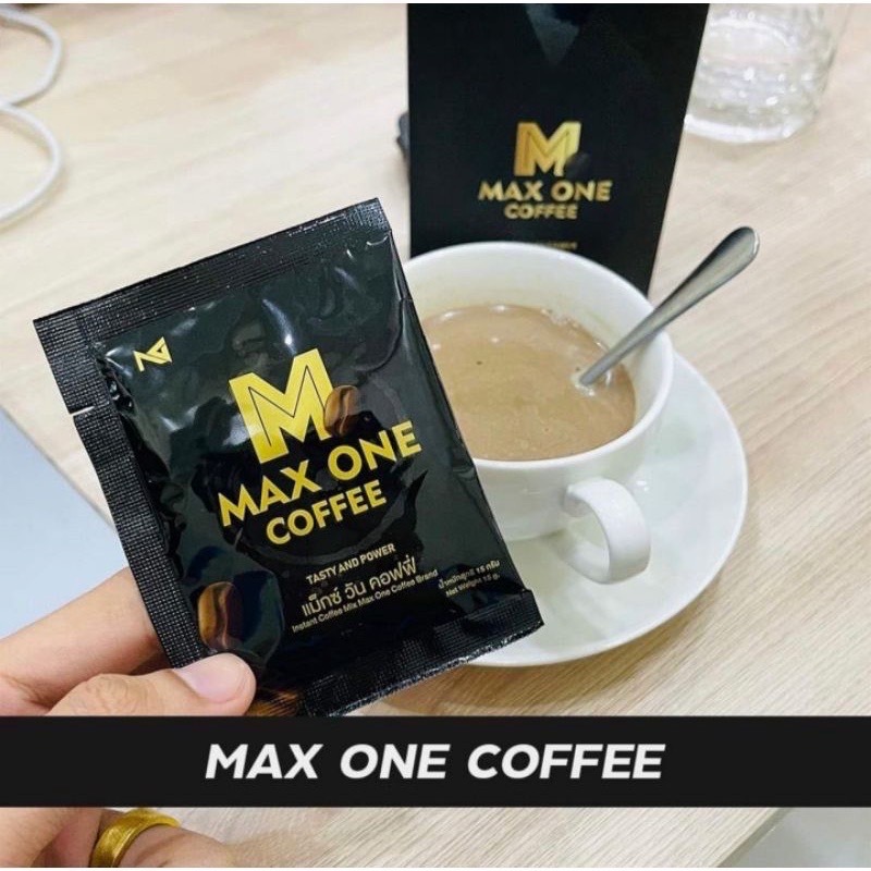 MAX ONE COFFEE #กาแฟแม็กซ์วัน #กาแฟ #ของแท้100% #กาแฟเสริมอาหารสำหรับท่านชาย บำรุงร่างกาย ...