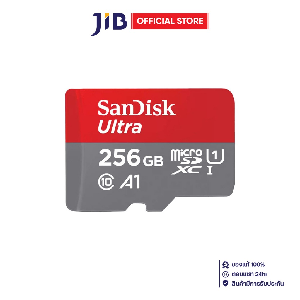 SANDISK 256 GB MICRO SD CARD (ไมโครเอสดีการ์ด) ULTRA MICROSDXC UHS-I ...