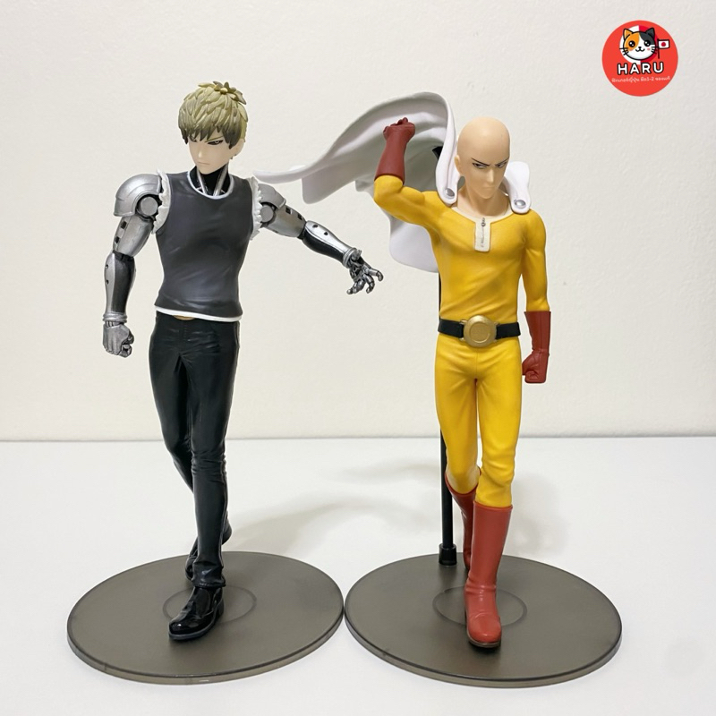 [พร้อมส่ง/มือ2ไม่มีกล่อง/ของแท้] Saitama & Genos - DXF Figure - One ...