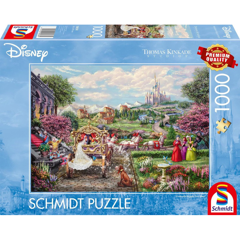 พร้อมส่ง-จิ๊กซอว์ Cinderella happily ever after Disney Thomas Kinkade ...