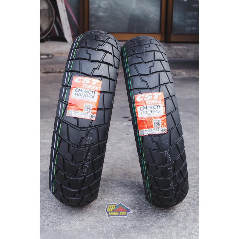 ยาง CST CM-SC11 ใส่ XMAX / FORZA300-350 / ADV350 / ZONTES ไซส์เดิม คู่ ...