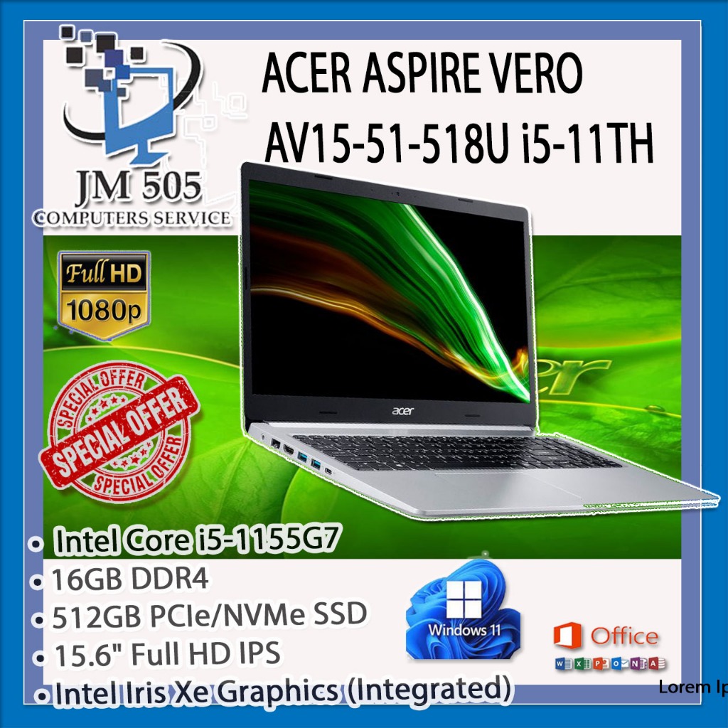 ACER ASPIRE VERO AV15-51-518U | Shopee Thailand