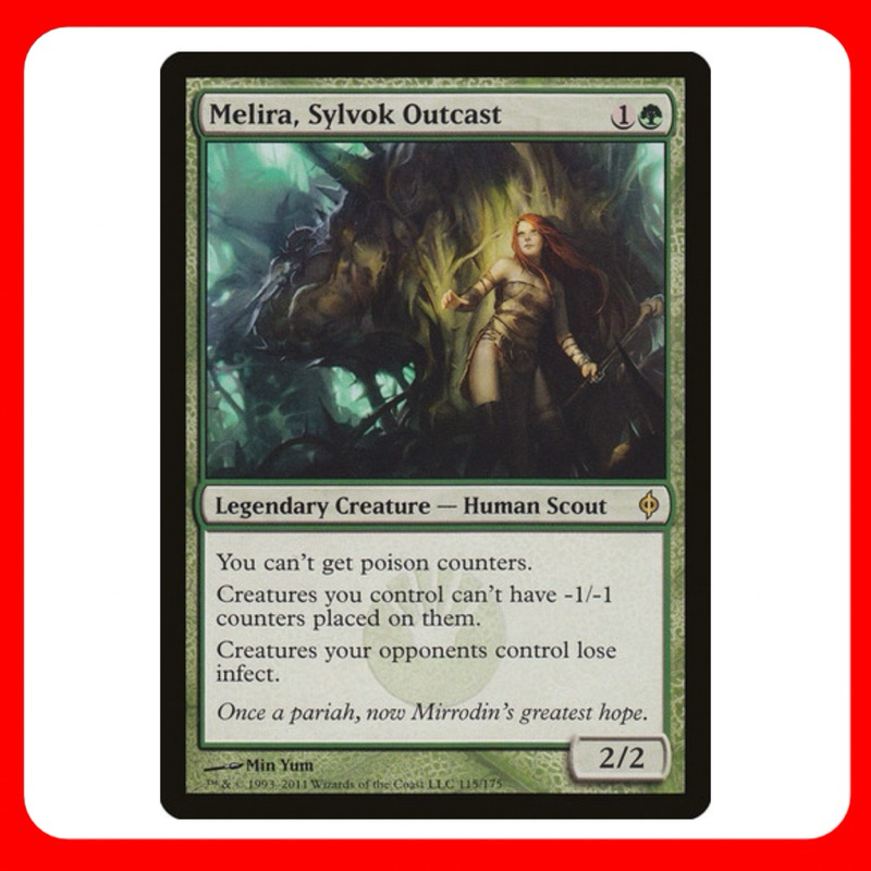 [MTG] Melira, Sylvok Outcast [NPH] [GREEN] [RARE] [NORMAL] [ENG] (การ์ด ...