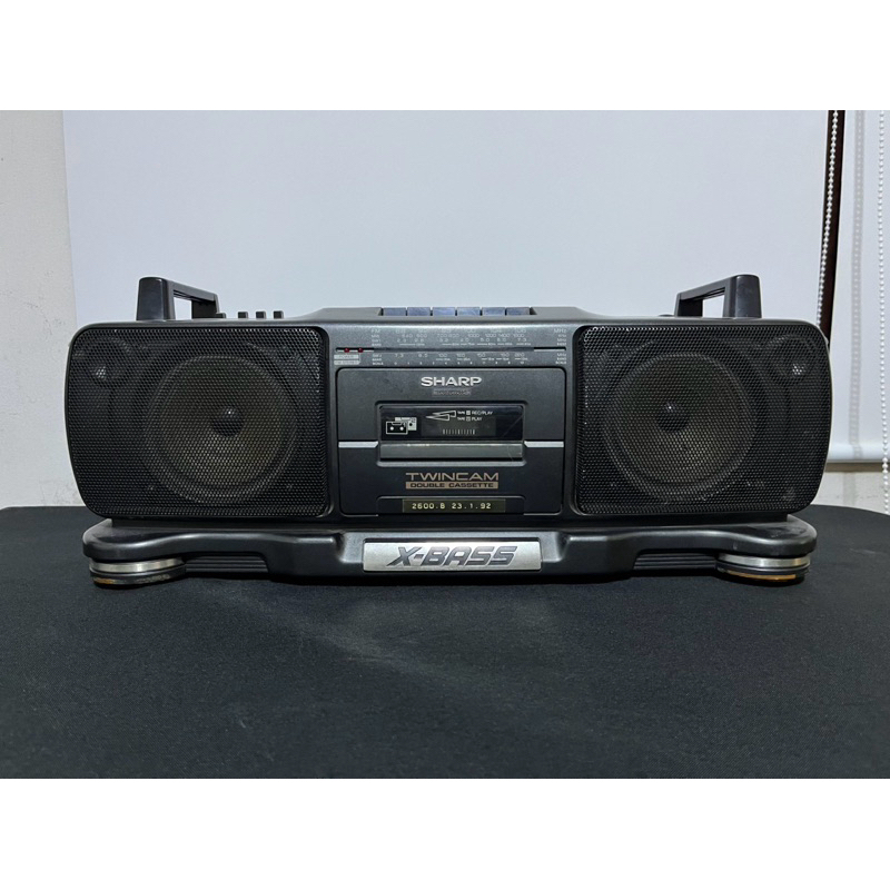 เครื่องเล่นเทป Sharp wq-t359z ใช้งานได้แต่มีตำหนิ | Shopee Thailand
