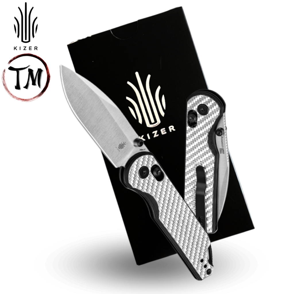 Kizer Assassin A3 มีด EDC ที่สมบูรณ์แบบ เหล็กNitro V เบากระทัดรัด ผสม ...