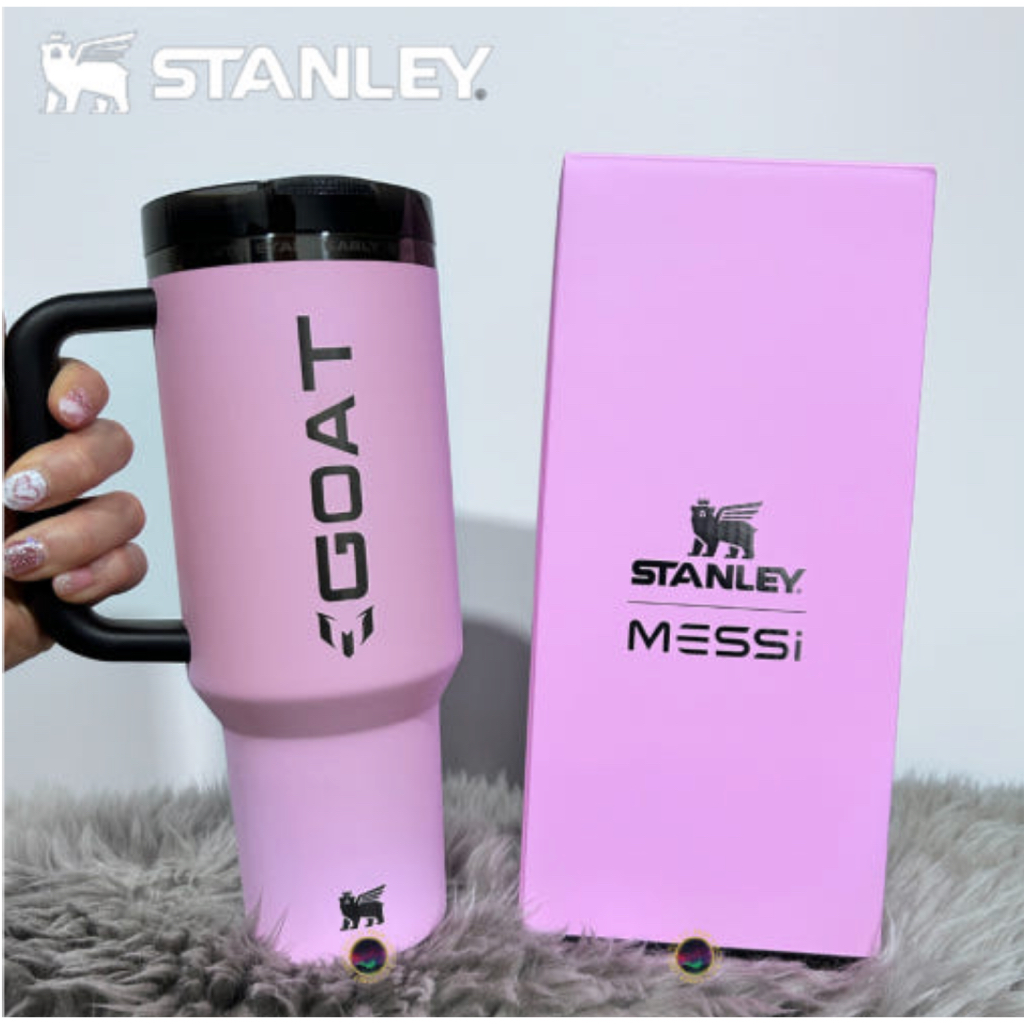 🇰🇷Messi X Stanley 1913 Collection Messi GOAT Pink แก้วเก็บอุณหภูมิมี 2 ...