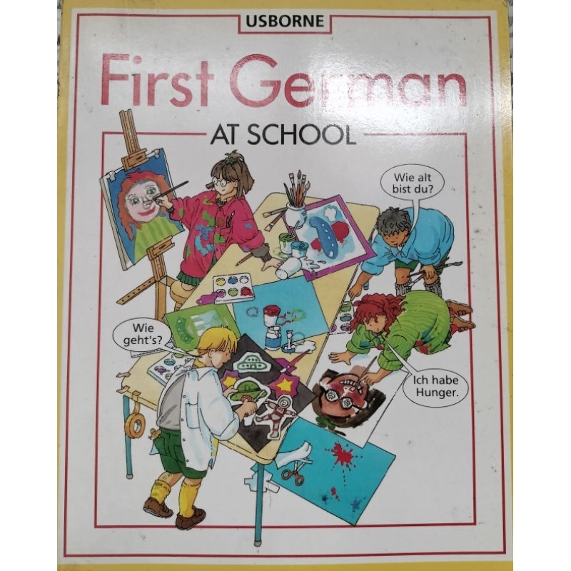 First German at School Usborne หนังสือเรียนภาษาเยอรมัน | Shopee Thailand