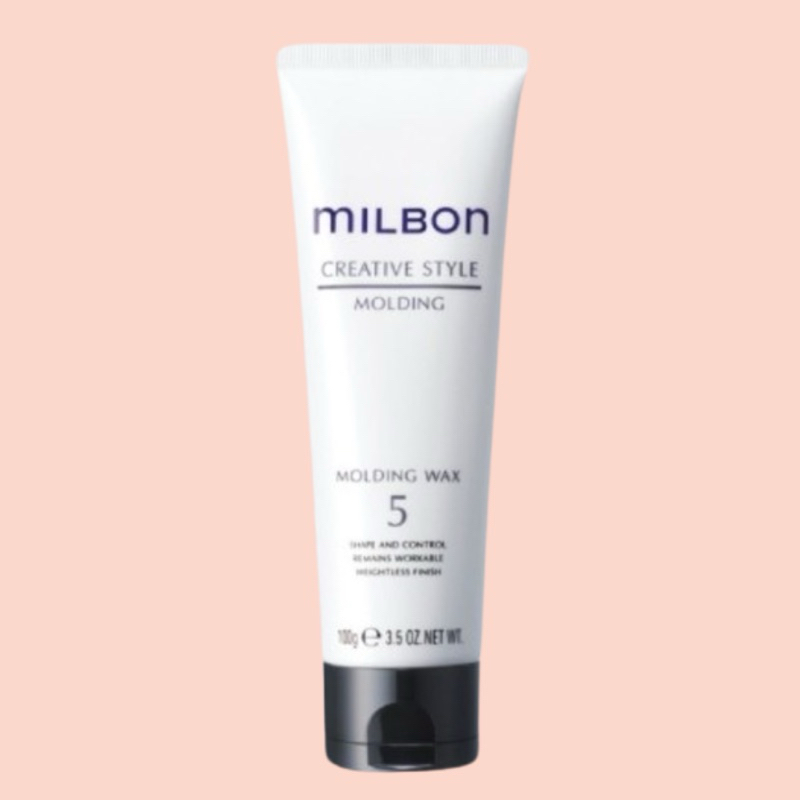 MILBON CREATIVE STYLE MOLDING WAX 5 100 ML.แว็กซ์สำหรับจับช่อเกลี่ยง่ายได้ทั้งผมตรงและผมดัด ...