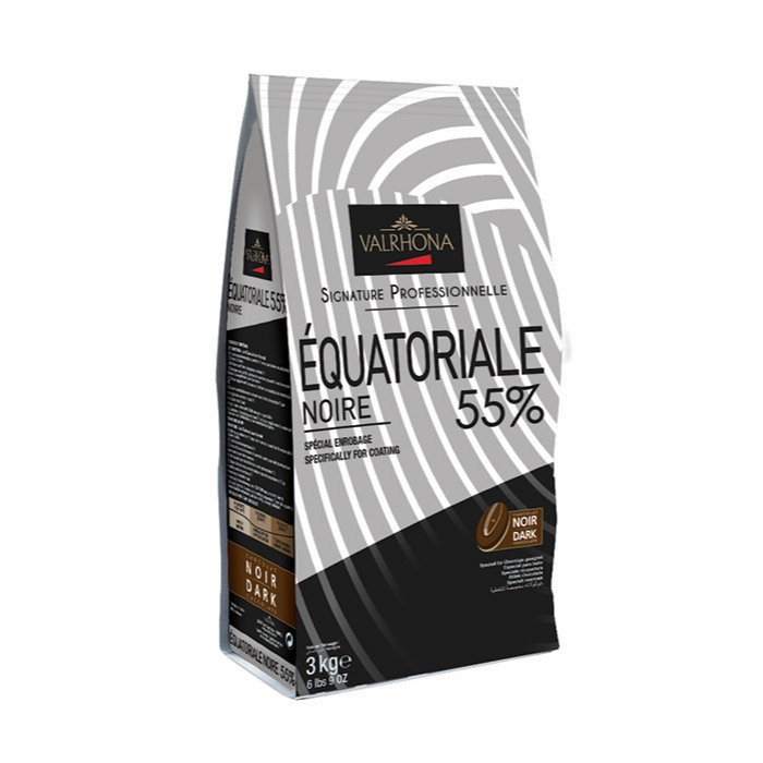 Valrhona Equatoriale Noire dark chocolate 55% ดาร์กช็อกโกแลต วาโรนา ...