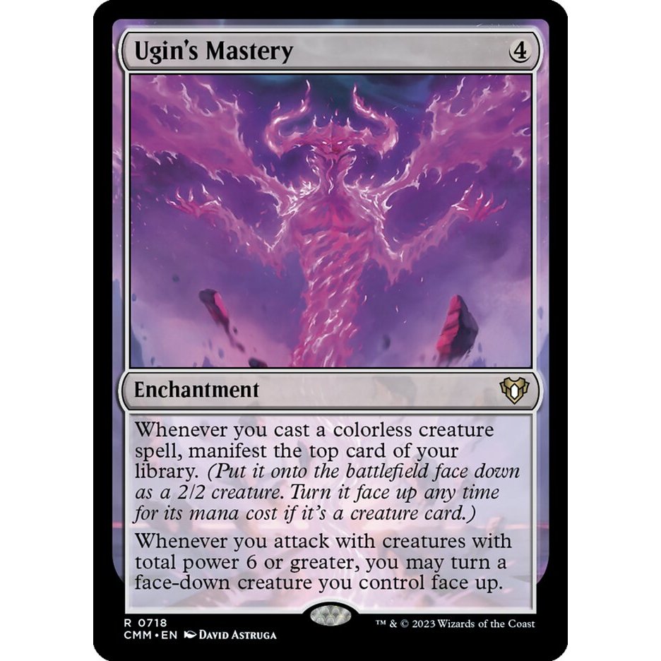 Ugin's Mastery CMM Commander Masters การ์ด Magic the Gathering [MTG ...