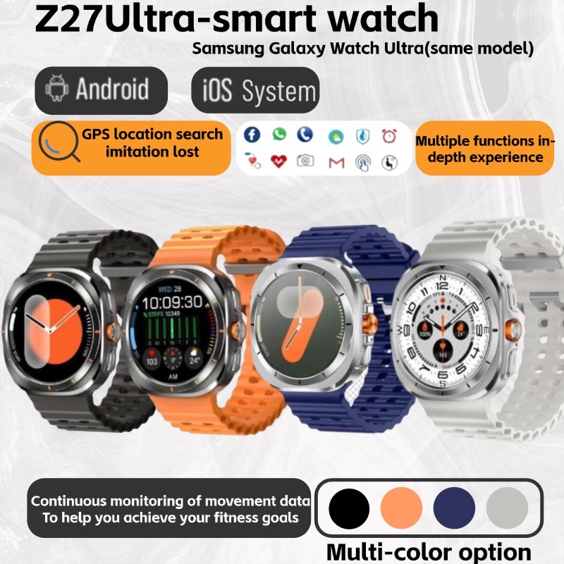Samsung เดียวกัน Z7 Ultra SmartWatch เครื่องติดตามฟิตเนส นาฬิกาอัจฉริยะ ...