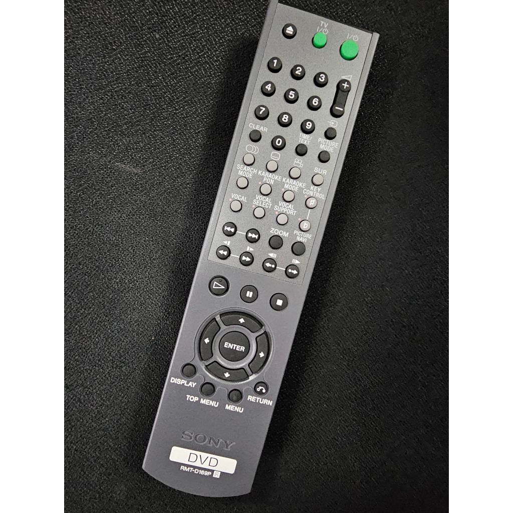 Remote Control SONY DVD Player รุ่น RMT-D169P ของแท้โซนี่ | Shopee Thailand
