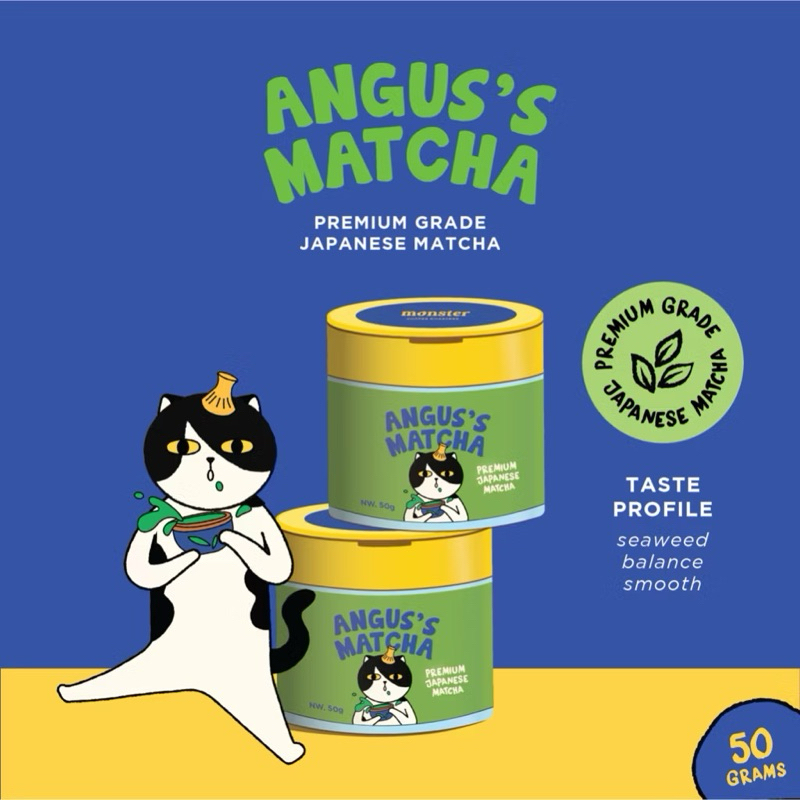 Angus's Matcha ผงมัจฉะ Premium Grade แท้ 100% พร้อมส่ง | Shopee Thailand