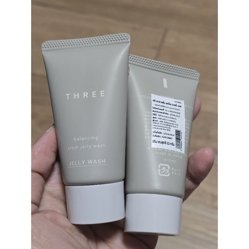 ล้างหน้าขนาดเดินทาง Three Balancing Stem Jelly Wash 22 g | Shopee Thailand