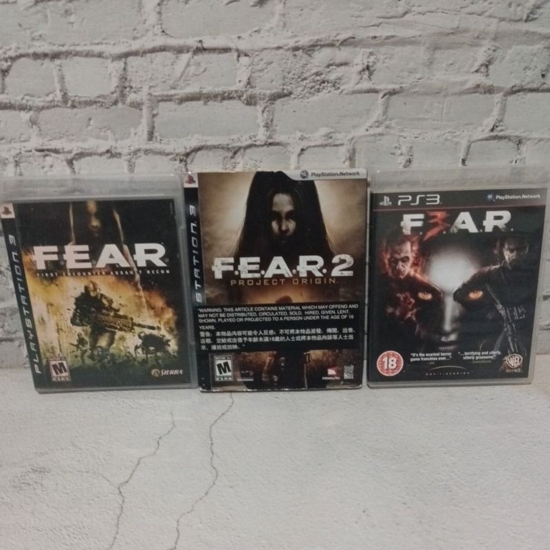 แผ่นเกมส์PS3 F E A R ภาค1-3 มือสอง | Shopee Thailand