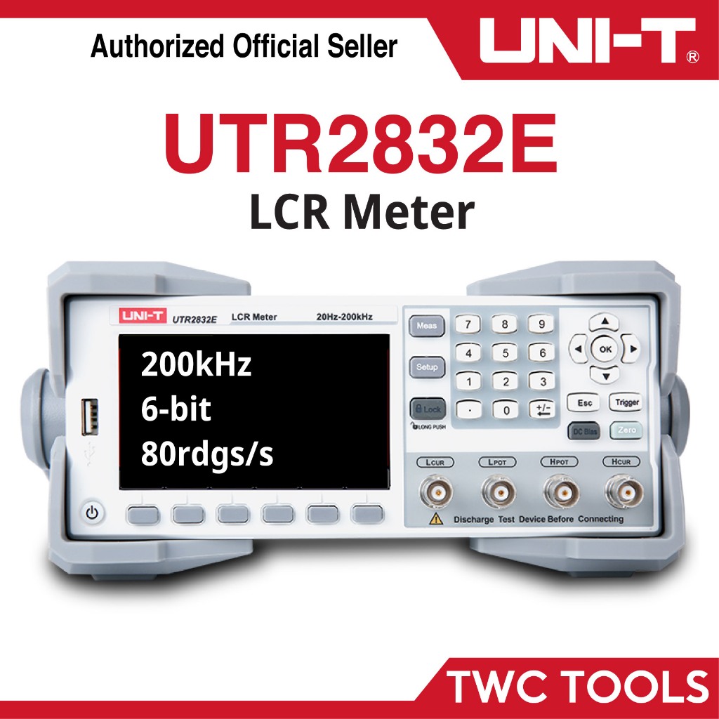 UNI-T UTR 2832 E เครื่องวัดแอลซีอาร์ ความเหนี่ยวนำ ความจุ ความต้านทาน LCR digital bridge ...