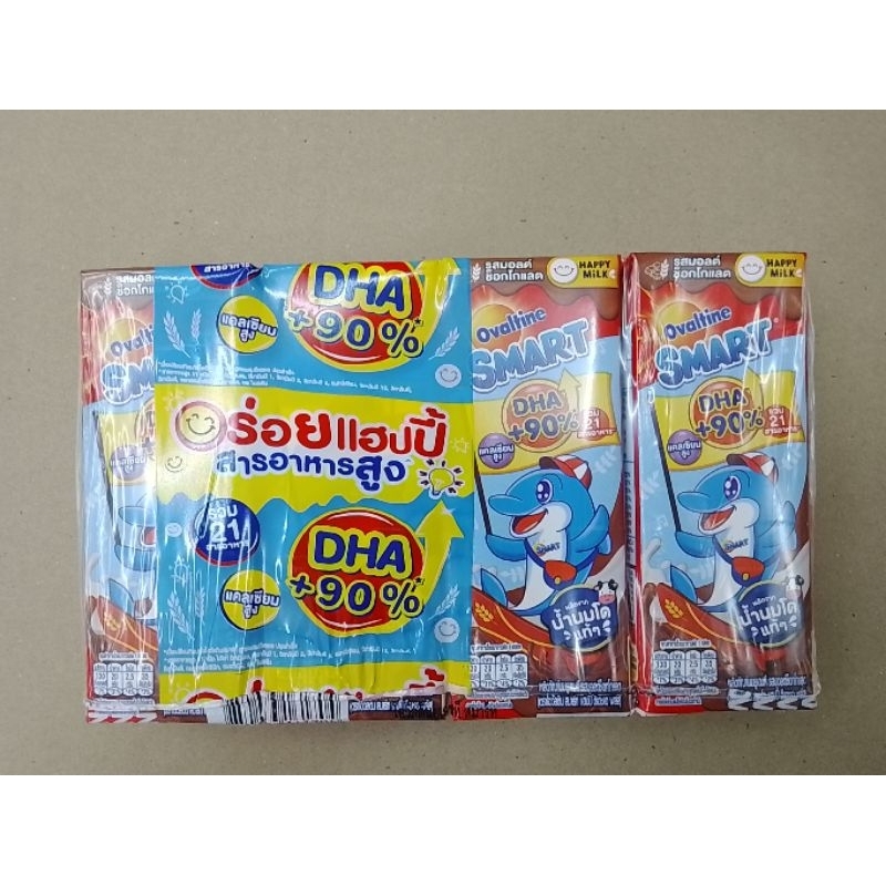 โอวัลติน ยูเอชที สมาร์ท [Ovaltine UHT Smart] ขนาด กล่องละ 170มล. แพ็ค 4 กล่อง | Shopee Thailand
