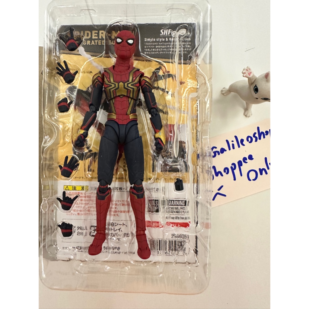 SHF Spider-Man (Intergrated Suit) No Way Home Bandai Figuarts แท้ มือ ...