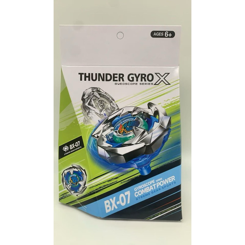 เบย์เบลด X Thunder Gyro X พร้อมอุปกรณ์การเล่น *** สินค้าพร้อมส่งคะ*** | Shopee Thailand
