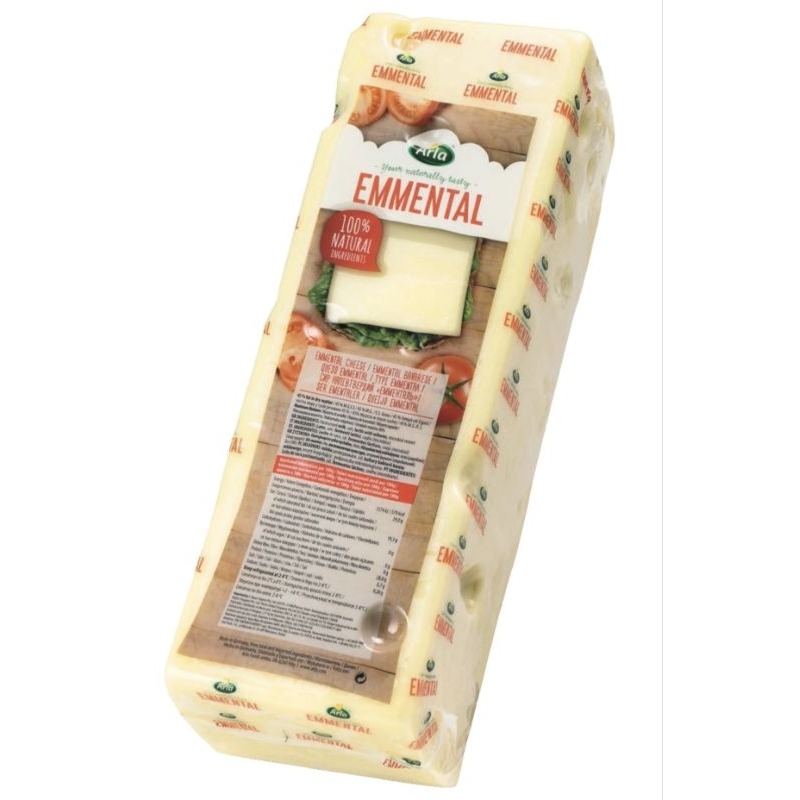 ARLA EMMENTAL CHEESE BLOCK 2.1KG - อาร์ล่า เอ็มเมนทัลชีส ขนาด 2.1กก. ...