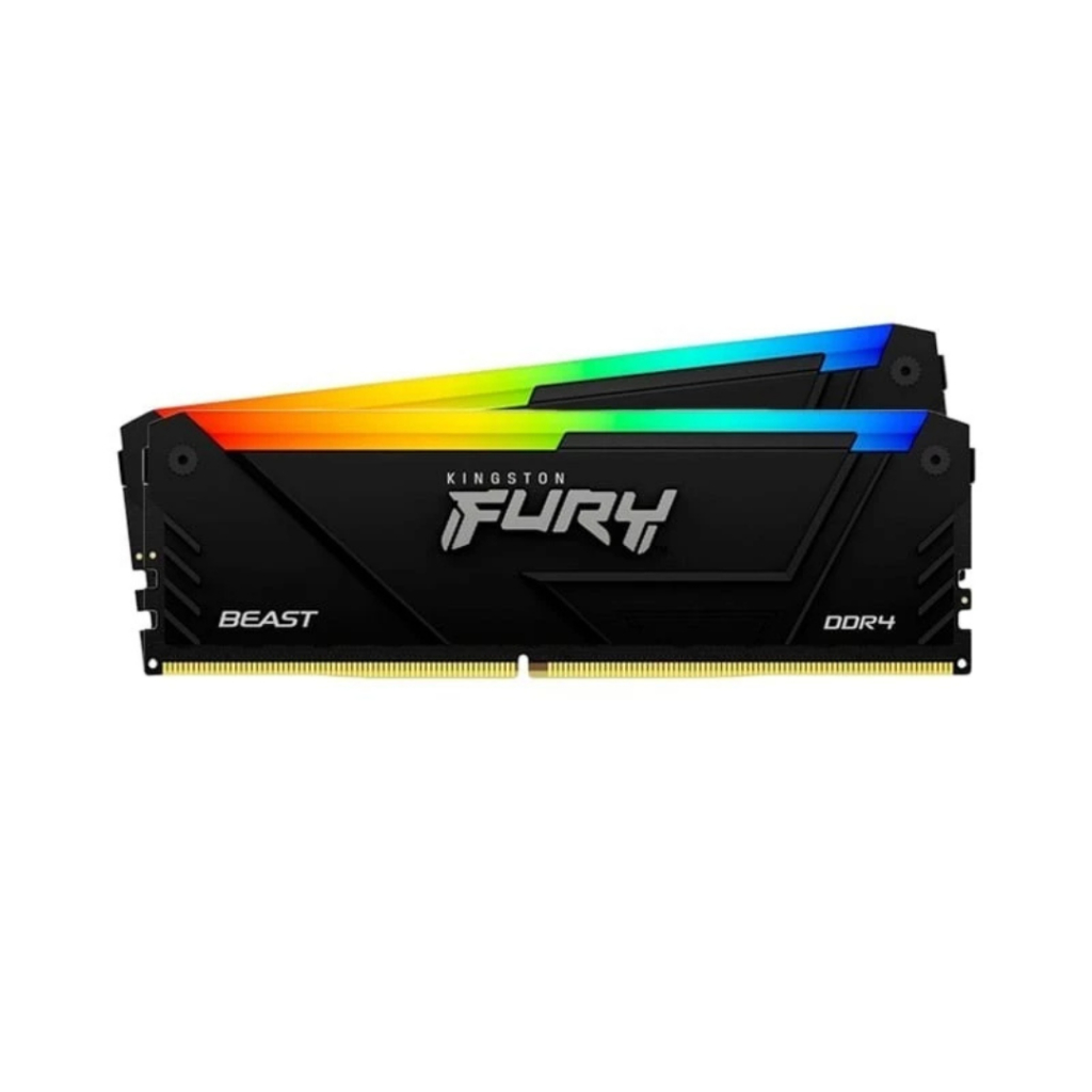 16GB (8GBx2) DDR4 (3200) RAM KINGSTON FURY BEAST RGB (KF432C16BB2AK2/16) | Shopee Thailand