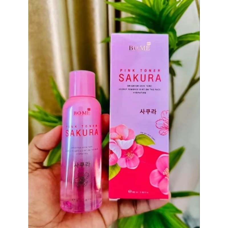 BOME PINK TONER SAKURA 100ml. | Shopee Thailand