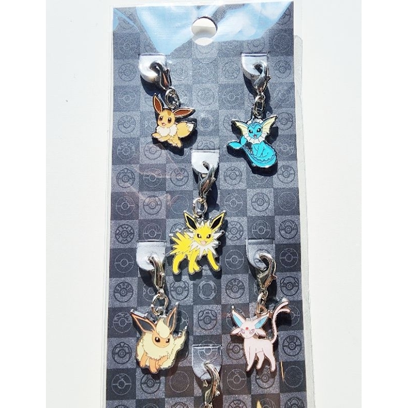 POKEMON Center Metal Charm SET 8 ชิ้น Eevee,Umbreon,Espeon,Flareon ...